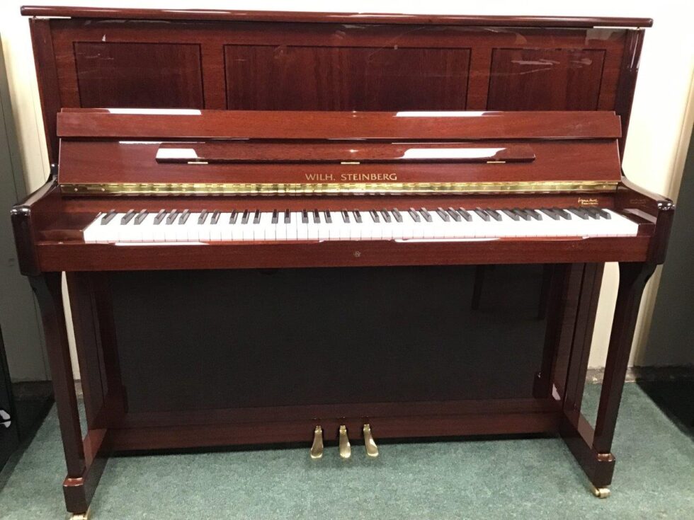 Wilh. Steinberg S-125 Upright Piano Mahogany | Ben Wheeler Pianos