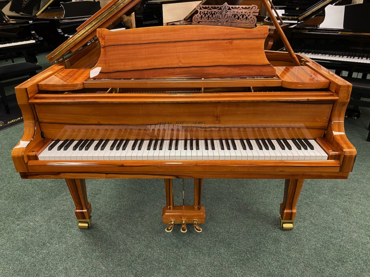 Wilh.Steinberg S-188 Apple Wood Grand Piano | Ben Wheeler Pianos